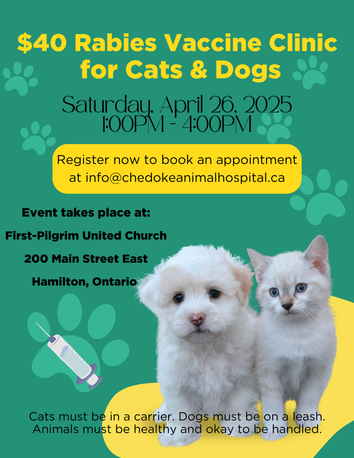 Rabies Vaccine Clinics — Ontario Association of Veterinary Technicians